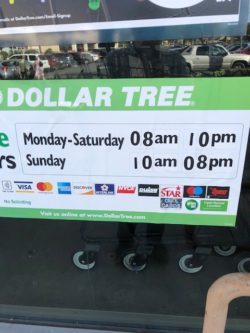 Dollar Tree Payment Methods