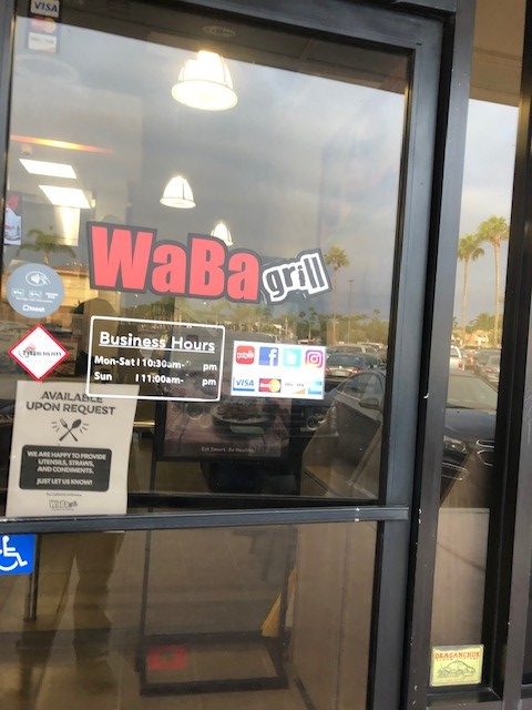 WaBa Grill Payment Methods